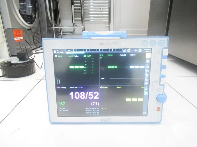 BIONET BM7 PRO Patient Capnostat 5 Mainstream Co2 Etco2 Ecg Spo2 Nibp ...