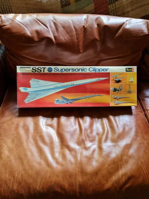 REVELL BOEING SST Supersonic Clipper Pan Am 18" Double Model Kit ...