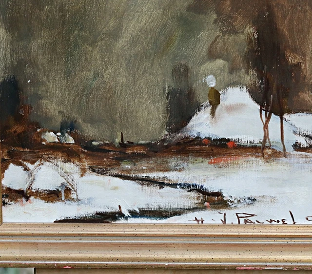HENRI JOSEPH PAUWELS (1903–1983) – Winterlandschaft – Öl auf Leinwand ...