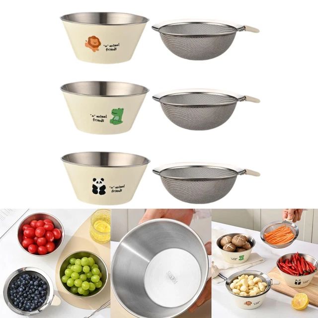 STORAGE BOX SET Drying Basket Set Easy Strainer Fruit Washer Dryer ...