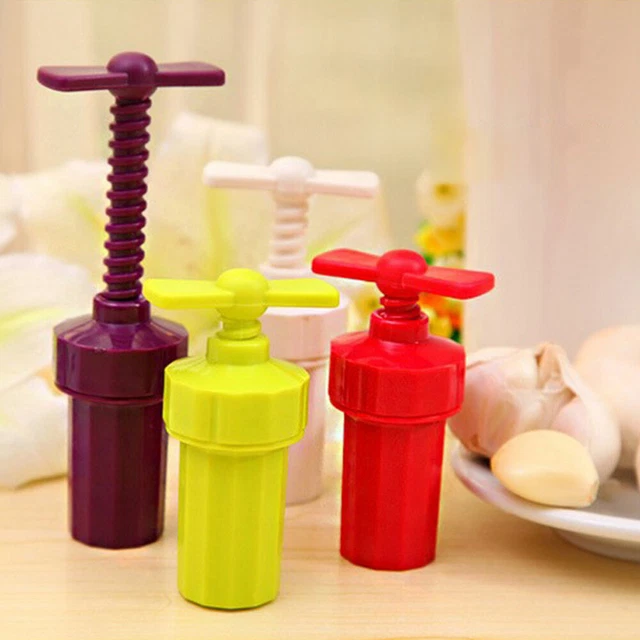 HAND HELD GARLIC Press Ginger Crusher Heavy Duty Garlic Press Garlic ...