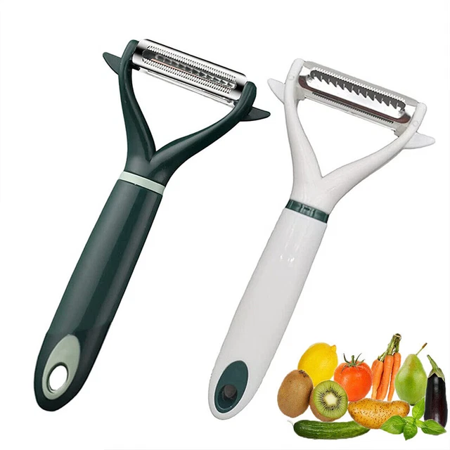 SWIVEL FOOD PEELER Vegetables Fruit Potato Carrot Speed Peeling Kitchen ...