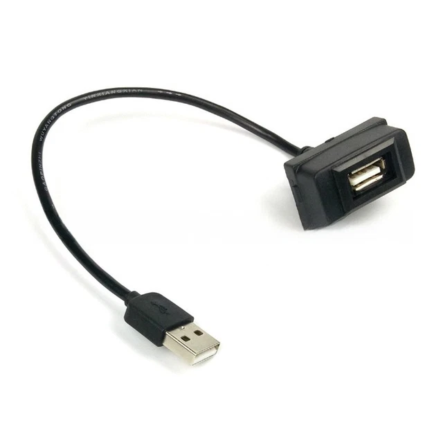FLUSH MOUNT USB Socket for Mitsubishi Car Dash Easy Install USB Port 2 ...