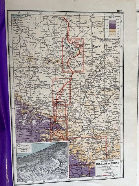 WW1 BATTLE MAPS (Multiple) £35.00 - PicClick UK