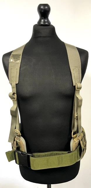 BRITISH MILITARY ISSUE MTP Camouflage OSPREY MOLLE Battle Belt Webbing ...