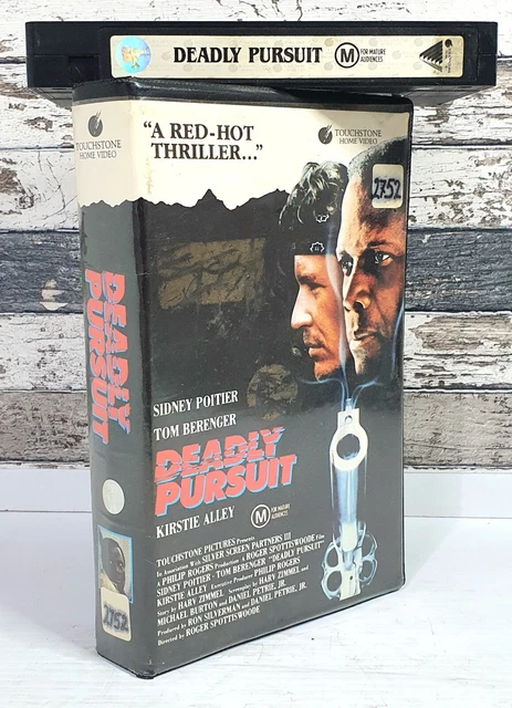 DEADLY PURSUIT ON VHS - Vintage Video Cassette - Clamshell case Aust ...