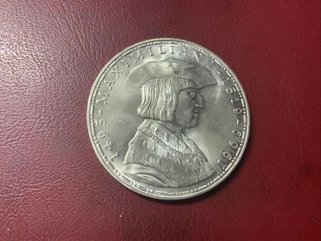 ÖSTERREICH 50 SCHILLING 1969 Silber-Kaiser Maximilian I. EUR 4,50 - PicClick DE