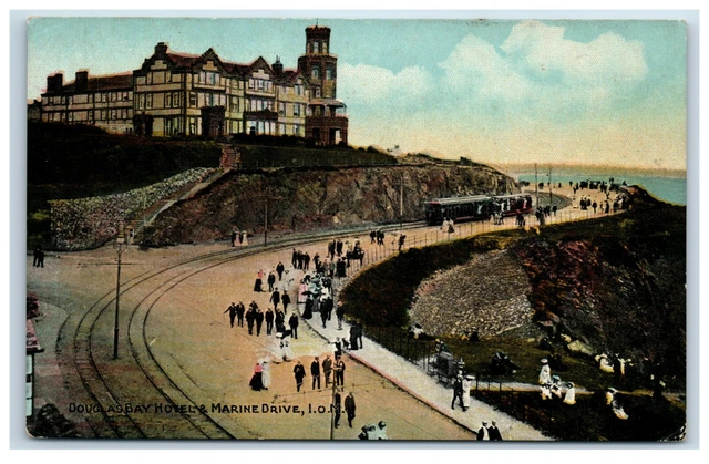 POSTCARD DOUGLAS BAY Hotel and Marine Drive Isle of Man EUR 3,37 ...