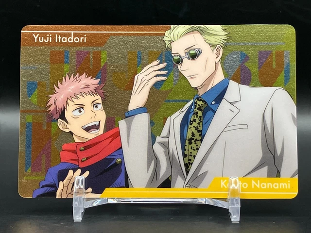 JUJUTSU KAISEN GOJO Satoru Yuji Itadori Nanami Kento Wafer Card £7.51 ...