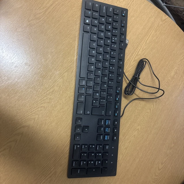 DELL USB KEYBOARD KB216 - Slim Wired Black QWERTY UK Layout £10.03 ...
