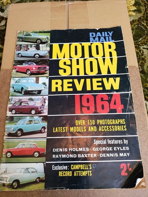 DAILY MAIL MOTOR Show Review Magazine 1964 Motoring History From 51 ...
