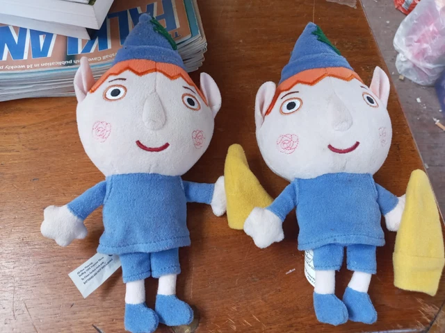 2 X BEN & Holly’s Little Kingdom Elf 9” 23cm Talking Soft Toy Plush ...