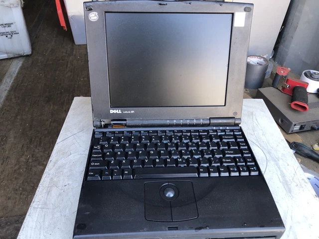 VINTAGE DELL LATITUDE XPi MODEL PPS LAPTOP COMPUTER $100.00 - PicClick
