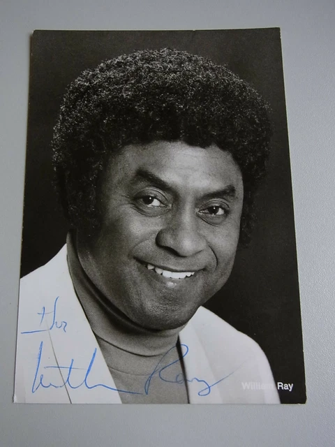 CHANTEUSE D'OPÉRA ET Acteur William Ray (1925-2019): Signé Carte ...