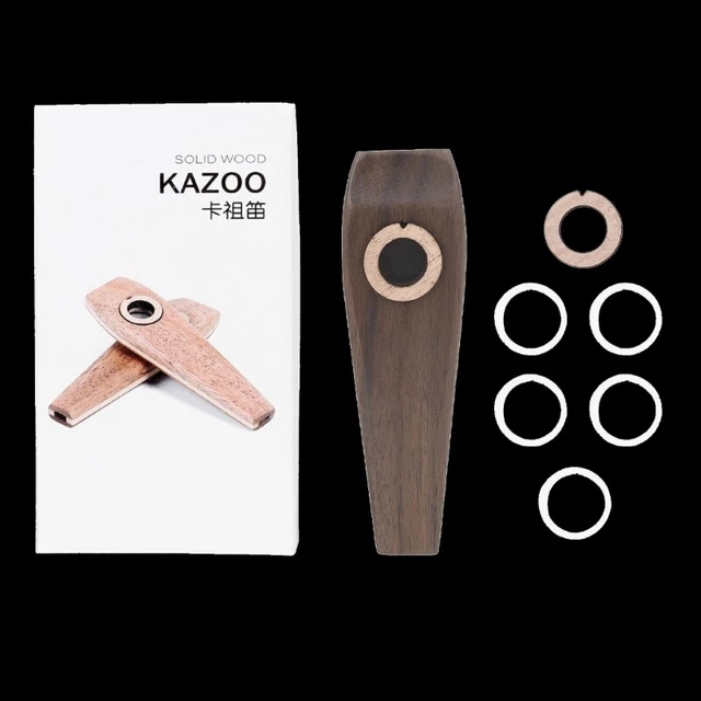 PROFESSIONAL WOODEN KAZOOS Flutes Diaphragm Mouth Kazoos Wooden Pallets ...