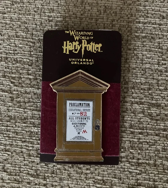 HARRY POTTER WIZARDING World Proclamation Pin Badge Dolores Umbridge ...