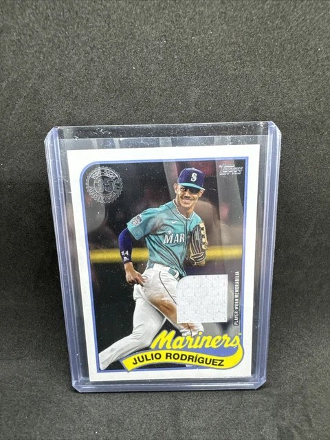 SCHEDA RELIQUIA 2024 Topps Series 1 #89BR-JR Seattle Mariners JULIO ...