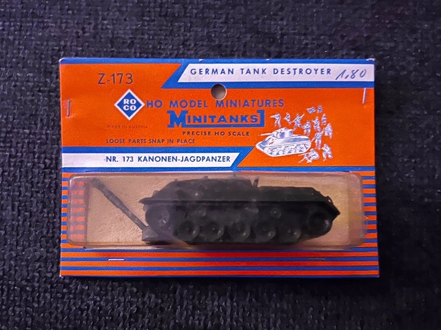 ROCO MINITANKS Z 173 Kanonen-Jagdpanzer Bundeswehr H0 Neu in OVP EUR 17 ...