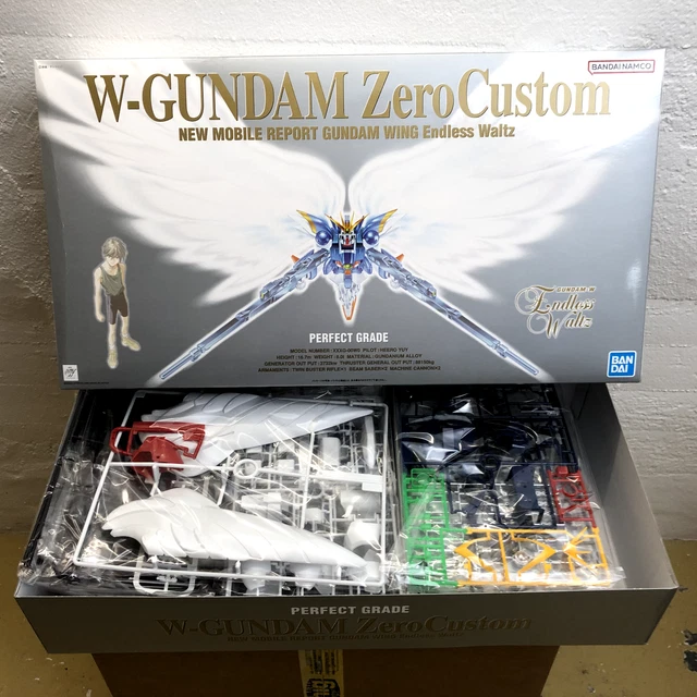 BANDAI BAUSATZ GUNPLA PG 1:60 Wing Gundam W-Gundam Zero Custom NEW OVP ...