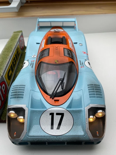 CODEX FINISH LINE NIGHT VERSION PORSCHE 917 LH #17 Le Mans 71 CMR 1/12 ...