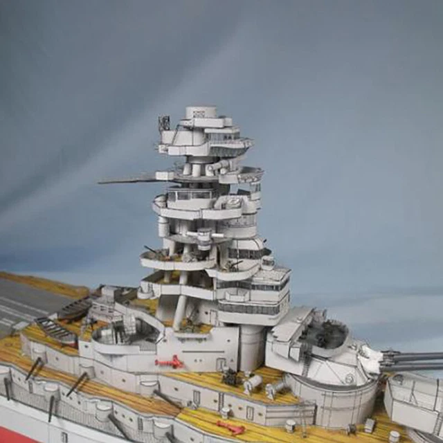 PAPER MODEL DIY 80cm World War II Japanese battleship Nagato Ship ...
