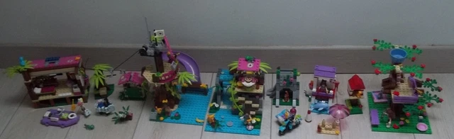 LEGO FRIENDS 41033 Rescue 41038 Base sauvetage 3065 cabane 41028 plage ...