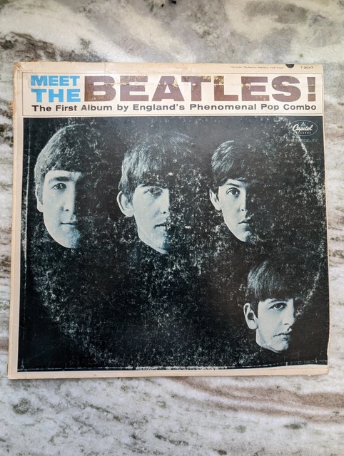 VINTAGE MEET THE Beatles Record First Album Capitol Records St 2047 ...
