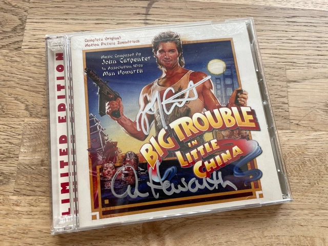 BIG TROUBLE IN Little China 2CD - LLL - Signed by John Carpenter & Alan ...