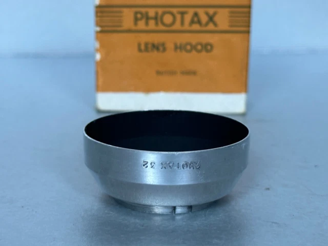 VINTAGE PHOTAX 32MM Push-on Fit Metal Lens Hood £8.50 - PicClick UK
