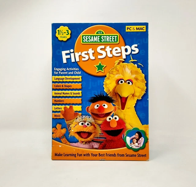 SESAME STREET FIRST Steps for Windows PC & MAC *Read* £18.59 - PicClick UK