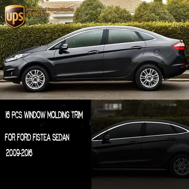 16PCS UPPER+ LOWER Windows Molding Trim Decoration Strips For Ford ...