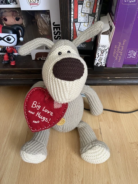 BOOFLE BIG LOVE And Hugs Knit Soft Toy Approx 13 inch £4.99 - PicClick UK