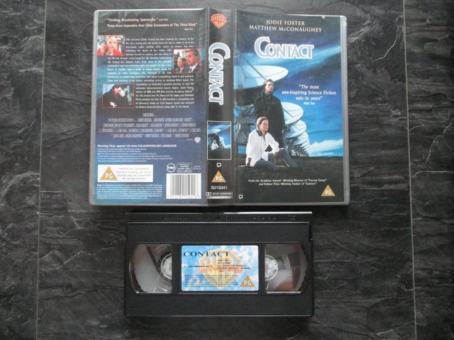 CONTACT VHS ORIGINAL Warner Vhs Home Video Vhs Not Big Box Vhs Ex ...