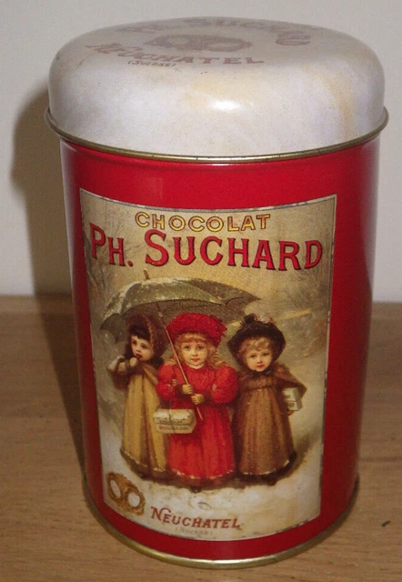 BOITE MÉTAL CHOCOLAT PH. SUCHARD - NEUCHATEL (Suisse) EUR 5,00 ...