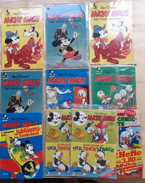 MICKY MAUS AB Nr. 1 / 51 + MICKY MAUS Special Präsentiert + viele ...