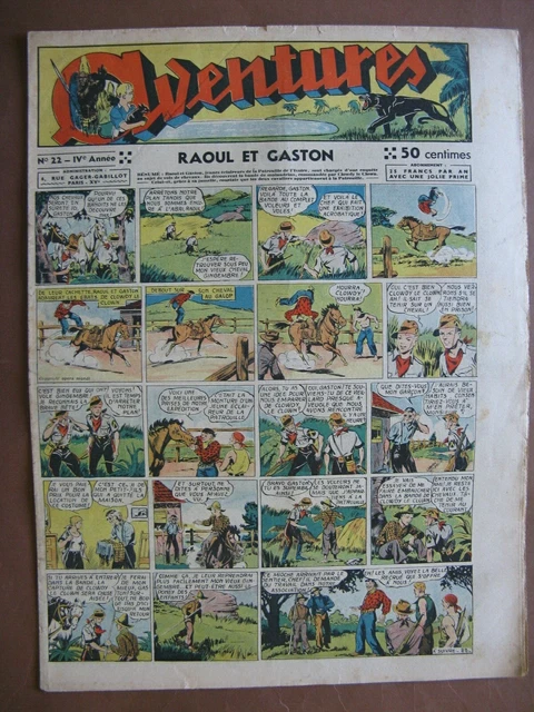 AVENTURES 4ÈME ANNÉE n° 22 EUR 13,00 - PicClick FR