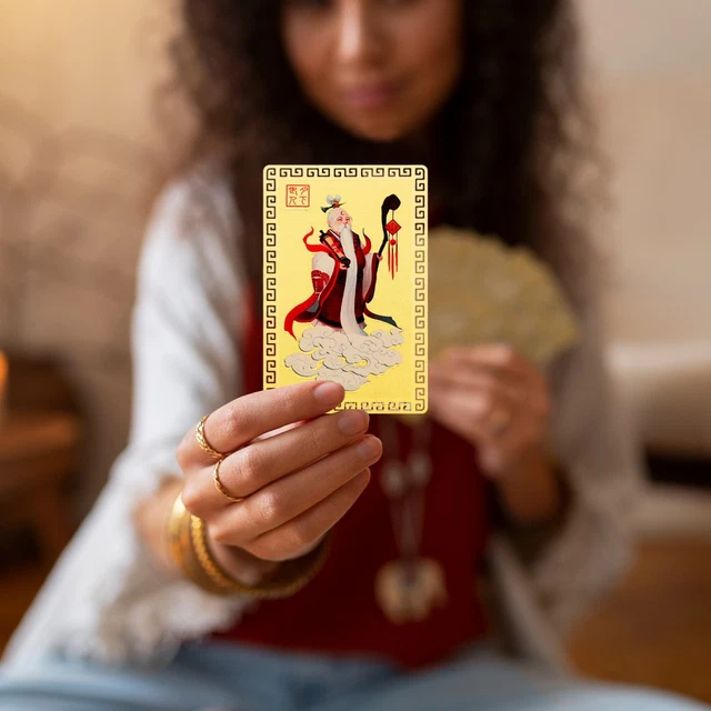 MARRIAGE AMULET CARD Protection Chinese General Cards Amulets Decors ...