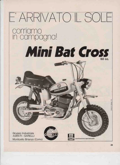 ADVERTISING ADVERTISING-MOTO GARELLI MINI BAT CROSS '72-MOTOITALIANE ...