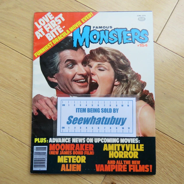 FAMOUS MONSTERS OF FILMLAND MAGAZINE #154 (Alien-Love at First Bite ...