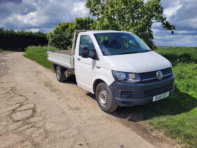 VW TRANSPORTER T6 dropside pick up lorry flatbed £7,750.00 - PicClick UK