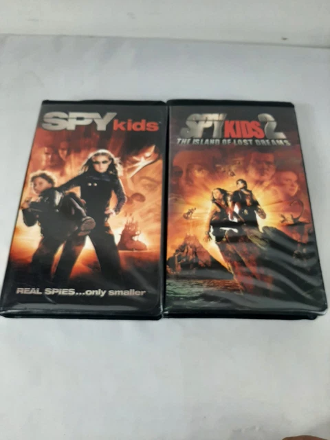 SPY KIDS 1 & 2 (VHS) Clamshell Movie Set - Disney 2001 £18.66 - PicClick UK
