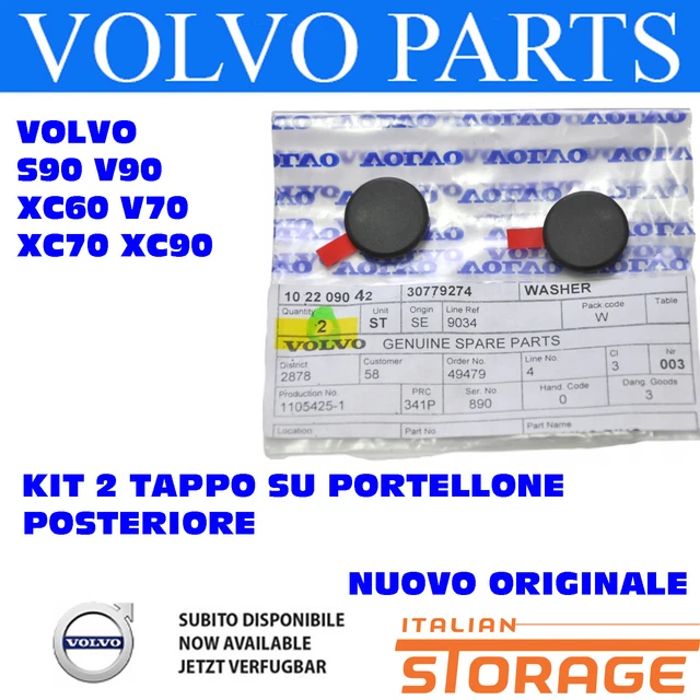 VOLVO SET 2 Bouchon Porte de Coffre à Bagage Arrière Neuf Original ...