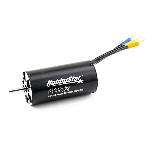HOBBYSTAR 4082 4-POLE Brushless Sensorless RC Boat Motor, Waterproof - 930KV $92.01 - PicClick CA