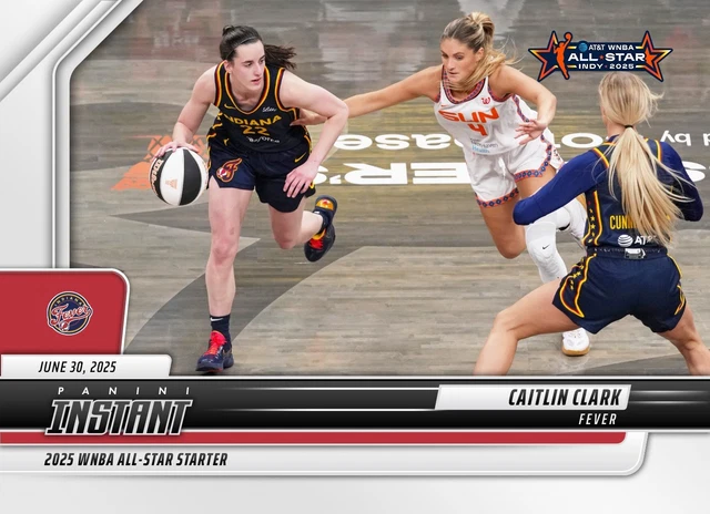 2025 PANINI INSTANT WNBA All Star Game Starter Caitlin Clark #111 ...