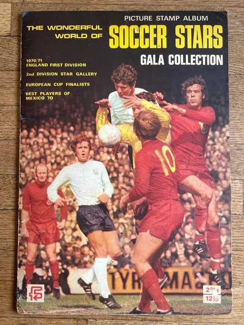 ALBUM FIGURINE FKS SOCCER STARS 1970 71 COMPLETE card sticker PELE gala ...