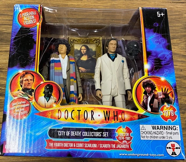 DOCTOR WHO CITY of Death Collectors Figure Set Fourth Doctor Scaroth ...