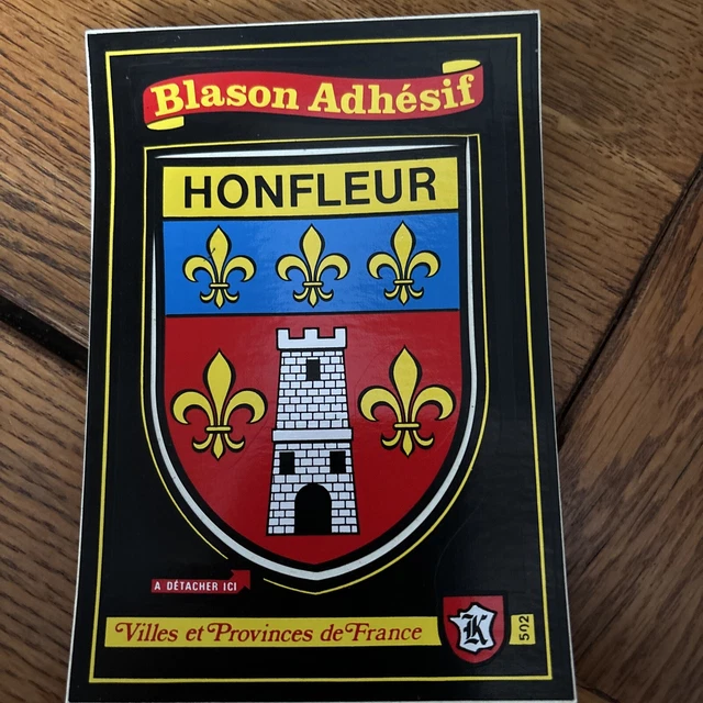 BLASON ADHÉSIF VILLES Et Provinces De France Normandie Honfleur EUR 2,20 - PicClick FR
