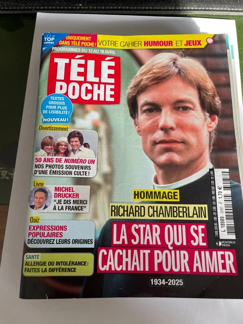 TELEPOCHE 2025 N° 3087 Richard Chamberlain Drucker EUR 4,90 - PicClick FR