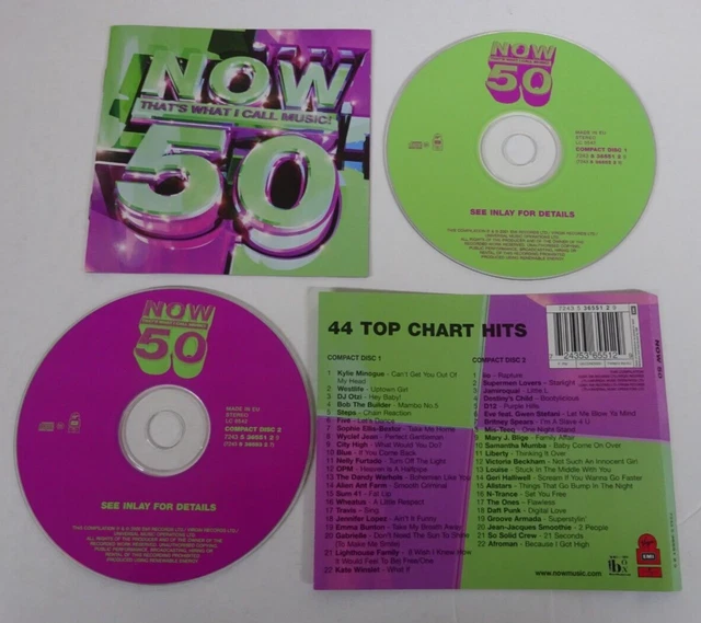 NOW THATS WHAT I Call Music 50 - Cd Album - No Case £3.00 - PicClick UK