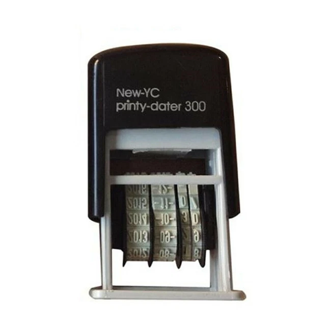 MINI SELF-INKING PLASTIC Date Stamp Printer Number&Punctuation Printer ...